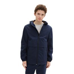 Tom Tailor Denim Herren Tom Tailor Denim Softshelljacke mit Kapuze mit Kapuze blau S