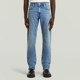 G-Star Raw G-Star Herren G-STAR Straight-Jeans &raquo;Mosa Straight&laquo; mit hellen N&auml;hten blau 30, L&auml;nge 32