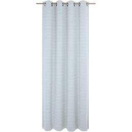 WIRTH Vorhang &raquo;Berwick&laquo; &Ouml;sen 1 Stk. tlg. blau Jacquard, Baumwolle, Polyester 145cm, &Ouml;sen, 132cm
