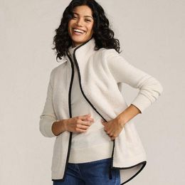LANDS' END Teddy-Weste f&uuml;r Damen in Petite-Gr&ouml;&szlig;e, Damen, size: petite, Rot, Polyester, by Lands' End