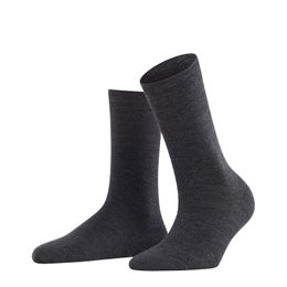 Falke Herren Falke Socken &raquo;Softmerino&laquo; w&auml;rmend, hohe Feuchtigkeitsaufnahme, atmungsaktiv, klimaregulierend grau 35-36
