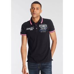Bruno Banani Herren Poloshirt Kurzarm, k&ouml;rpernahe Passform, aus Baumwollmischung schwarz M (48/50)