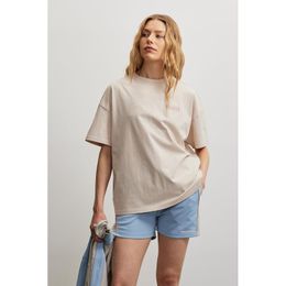 Pegador Damen Pegador T-Shirt &raquo;OLARGUES HEAVY OVERSIZED TEE&laquo; beige S