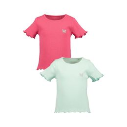 Blue Seven M&auml;dchen T-Shirt Packung, 2 tlg. bunt 116