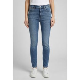 Calvin Klein Jeans Damen High-waist-Jeans skinny fit, used washed blau 25, L&auml;nge 32