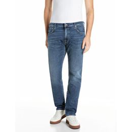 Replay Herren Straight-Jeans &raquo;Aideen&laquo; im 5-Pocket-Stil blau 30, L&auml;nge 34