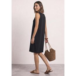 Street One Damen Street One Jerseykleid Ohne Taschen &Auml;rmelloses Sommerkleid mit Rundhals und Knopfdetail 38, N-Gr