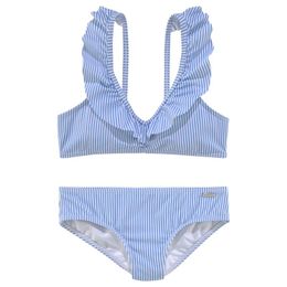 Buffalo M&auml;dchen Bustier-Bikini mit Volants am Ausschnitt wei&szlig; 170/176, N-Gr