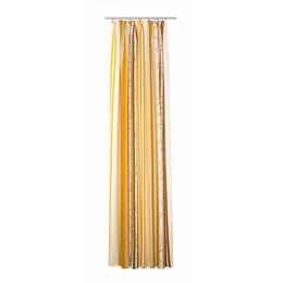 WIRTH Vorhang &raquo;Soliera&laquo; Kr&auml;uselband 1 Stk. tlg. orange Polyester 150cm, Kr&auml;uselband, 135cm