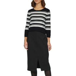 s.Oliver BLACK LABEL Damen s.Oliver BLACK LABEL Streifenpullover mit Streifenmuster schwarz 46