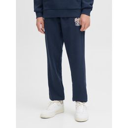 Jack & Jones Jack & Jones Junior Herren Sweathose &raquo;JPSTELOGO SWEATPANTS 2COL 25/26 NOOS JNR&laquo; blau 176, N-Gr