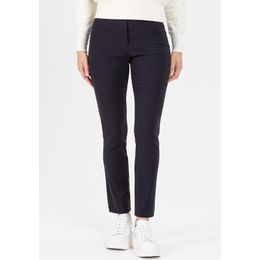 Stehmann Damen Stoffhose &raquo;Loli&laquo; Sommerhose mit Schlitz am Beinabschluss blau 38, N-Gr