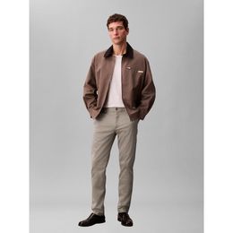 Calvin Klein Herren Stoffhose &raquo;SLIM REFINED COTTON STRETCH TROU&laquo; Slim fit mit Eingrifftaschen beige 38, L&auml;nge 30