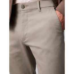 Calvin Klein Herren Stoffhose &raquo;SLIM REFINED COTTON STRETCH TROU&laquo; Slim fit mit Eingrifftaschen beige 32, L&auml;nge 30