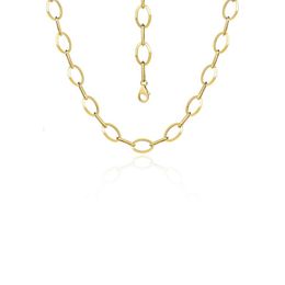 Firetti Damen Charm-Kette &raquo;Schmuck Geschenk Gold 585, Langankerkette, ca. 10 mm breit&laquo; Made in Germany gold 45, Gelbgold 585, B: 10mm