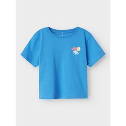 name it M&auml;dchen T-Shirt &raquo;NMFJASSA SS NREG TOP PB&laquo; blau 104