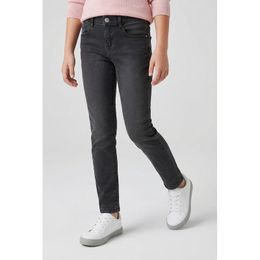 s.Oliver Junior M&auml;dchen s.Oliver Junior Skinny-fit-Jeans im Five-Pocket Style schwarz 158, N-Gr