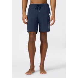Champion Herren Badeshorts &raquo;Beachshort Standard Fit&laquo; mit Logostickerei, unifarben, pflegeleicht, schnell trocknend blau XL, N-Gr