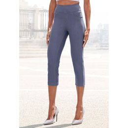 H.I.S. H.I.S Damen Caprihose im Schlupfhosen Style blau 32/34, N-Gr