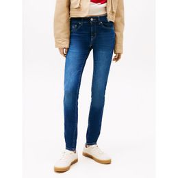 Tommy Jeans Damen Skinny-fit-Jeans &raquo;SOPHIE LW SKN&laquo; mit Waschung, Logo-Badge, Low Rise blau 27, L&auml;nge 34