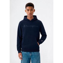 Champion Jungen Kapuzensweatshirt &raquo;SPORTWEAR HOODIE Standard Fit&laquo;, f&uuml;r Kinder, mit Kapuze, aus Baumwolle und Polyester, Standard Fit blau XXL