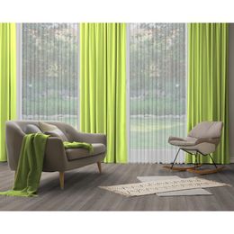 WIRTH Vorhang &raquo;Dim out&laquo; Multifunktionsband 1 Stk. tlg. gr&uuml;n Jacquard, Polyester 145cm, Multifunktionsband, 142cm