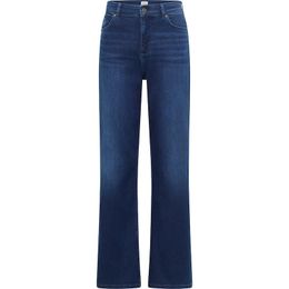 Mustang Damen Mustang Weite Jeans &raquo;Madison Wide&laquo; im Five-Pocket Style blau 33, L&auml;nge 30