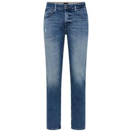 BOSS Orange Herren BOSS Orange 5-Pocket-Jeans &raquo;RE.MAINE&laquo; Regular Fit, Baumwoll-Mix, used washed blau 38, L&auml;nge 32