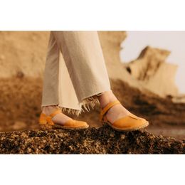 Josef Seibel Damen Riemchenballerina &raquo;ROSALIE 42&laquo; , Sandale, Spangenschuh, Komfortschuh mit Klettverschluss braun 44