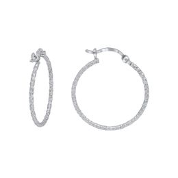 Firetti Damen Paar Creolen &raquo;Schmuck Geschenk Silber 925 Ohrschmuck diamantiert&laquo; silber 25, Silber 925 (Sterlingsilber)