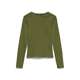 V&eacute;ro Moda Vero Moda Damen Langarmshirt &raquo;VMCHLOE LS SHORT TOP JRS NOOS&laquo; Baumwollmischung, slim fit XL