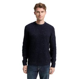 Tom Tailor Herren Tom Tailor Rundhalspullover mit Logo Stickerei M