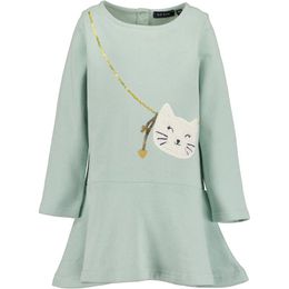 Blue Seven M&auml;dchen Sweatkleid Baumwolle, f&auml;llt normal aus gr&uuml;n 110, N-Gr
