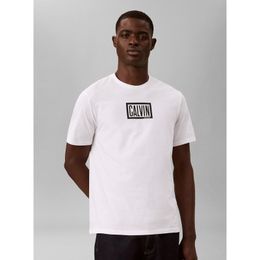 Calvin Klein Jeans Herren T-Shirt &raquo;BOXED CALVIN GRAPHIC TEE&laquo; Regular fit, Druck wei&szlig; XXL