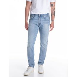 Replay Herren Straight-Jeans &raquo;GROVER&laquo; in vielen verschiedenen Waschungen, mit Stretch blau 31, L&auml;nge 34