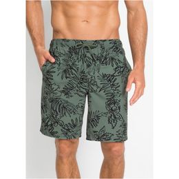 bonprix Herren bonprix Badeshorts &raquo;Badeshorts Herren&laquo; mit Innenslip und M&uuml;nztasche aus Netzware, bedrucktes Design gr&uuml;n 60/62, N-Gr