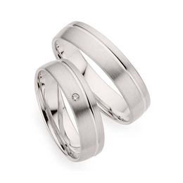 Phoenix Ph&ouml;nix Trauring &raquo;Schmuck Geschenk Silber 925 Trauring Ehering LIEBE versch. Varianten&laquo; Made in Germany - wahlweise mit oder ohne Brillant silber 65, 