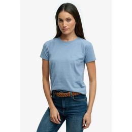 Superdry Damen Kurzarmshirt &raquo;SU-ESSENTIAL LOGO 90'S T SHIRT&laquo; angenehmes Tragegef&uuml;hl durch besonders weiche Haptik XXL