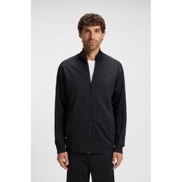BOSS Green Herren BOSS Green Sweatjacke &raquo;Mirror&laquo; Flachstrickkragen, regular fit, Rei&szlig;verschluss, gesteppter Jacquard M
