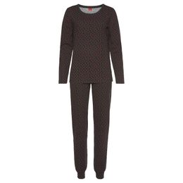 s.Oliver Damen s.Oliver Pyjama Packung, 4-teilig, inklusive Schlafmaske und Scrunchie 40/42