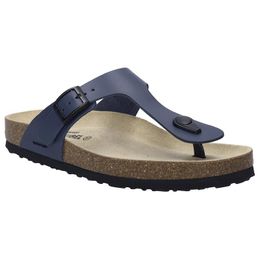 Josef Seibel Damen Zehentrenner &raquo;Hermine 02&laquo; , Plateau, Sommerschuh, Schlappen mit komfortablem Fu&szlig;bett blau 39