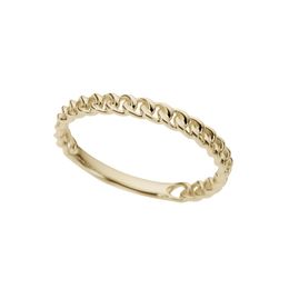Firetti Damen Goldring &raquo;Schmuck Geschenk Gold 333 Panzerkettengliederung&laquo; gold 19, Gelbgold 333, 2,5mm