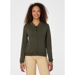 Ragwear Damen Sweatjacke &raquo;KENIANE&laquo; Unbrushed mit Viskoseanteil f&uuml;r sportives Finish M