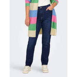 Only Carmakoma Damen Only CARMAKOMA Slim-fit-Jeans &raquo;CARSUI MID SLIM DNM REA285 NOOS&laquo; blau 52, L&auml;nge 32