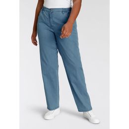 KjBRAND Damen KjBRAND Straight-Jeans &raquo;Babsie&laquo; mit Stretch blau 44 (22), K-Gr