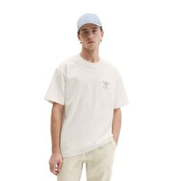 Marc O'Polo Marc O'polo Herren Marc O'Polo T-Shirt loose fit mit beidseitigen Insektenprints wei&szlig; L