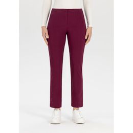 Stehmann Damen Stretch-Hose mit Schlitz rot 48, N-Gr
