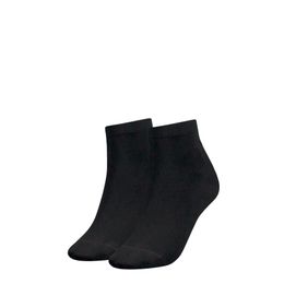 Tommy Hilfiger Damen Kurzsocken &raquo;TH WOMEN CASUAL SHORT SOCK 2P&laquo; 2 Paar, Mit flacher Zehennaht schwarz 39-42