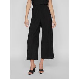 Vila Damen Schlupfhose &raquo;VIPLISA HW CULOTTE PANTS - NOOS&laquo; Sommerhose, plissierte Optik schwarz M (38), N-Gr