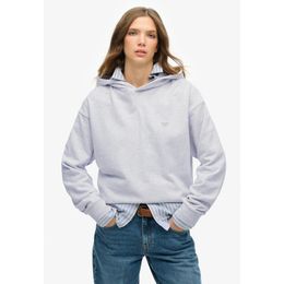 Superdry Damen Kapuzensweatshirt &raquo;STUDIOS HOODIE&laquo;, aus Baumwollmischung, Relaxed Fit, mit Rundhalsausschnitt wei&szlig; XS